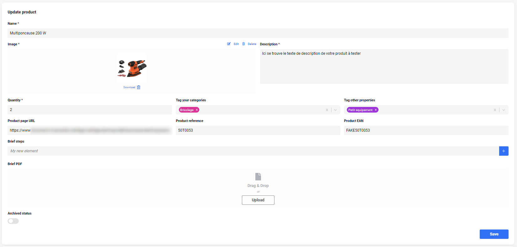 Gestionar el catálogo de productos – Skeepers